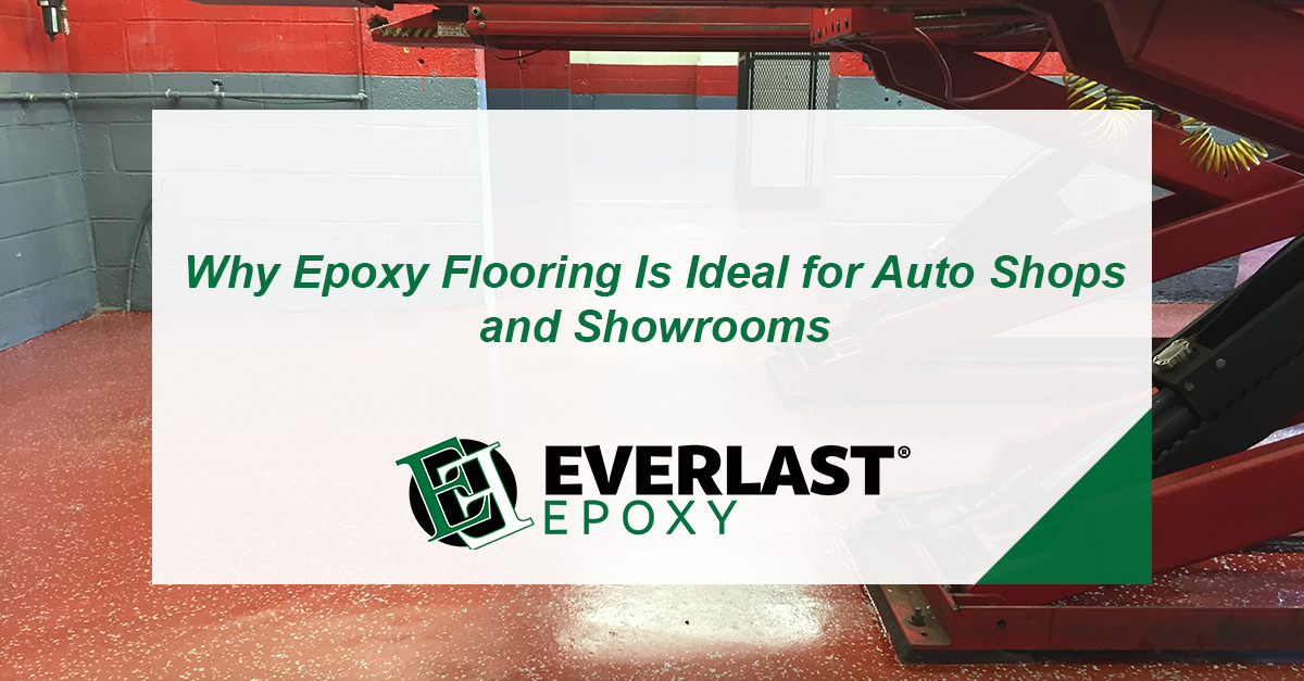 Why Epoxy Flooring Is Ideal for Auto Shops and Showrooms